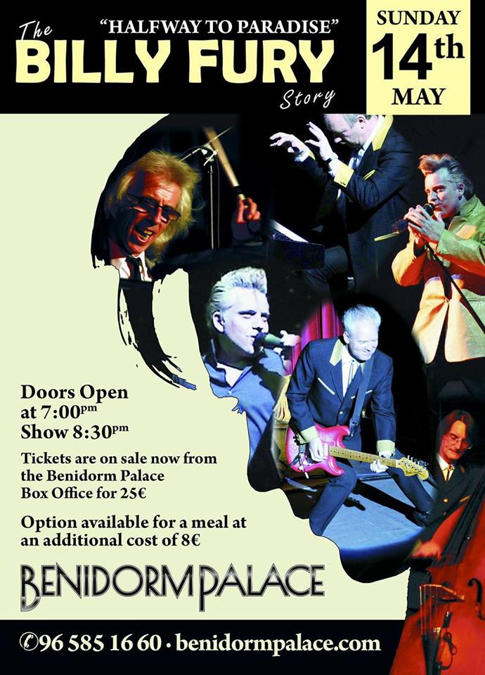 Halfway to Heaven The Billy Fury Story live in Benidorm - Benidorm ...